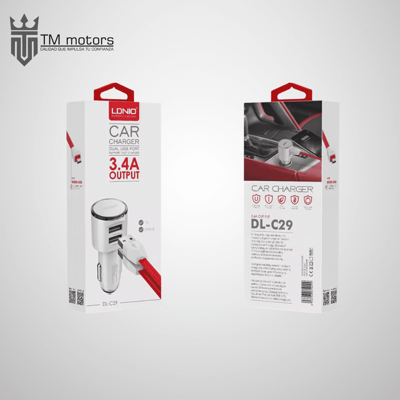 CARGADOR LDNIO 3.4A – TM motors