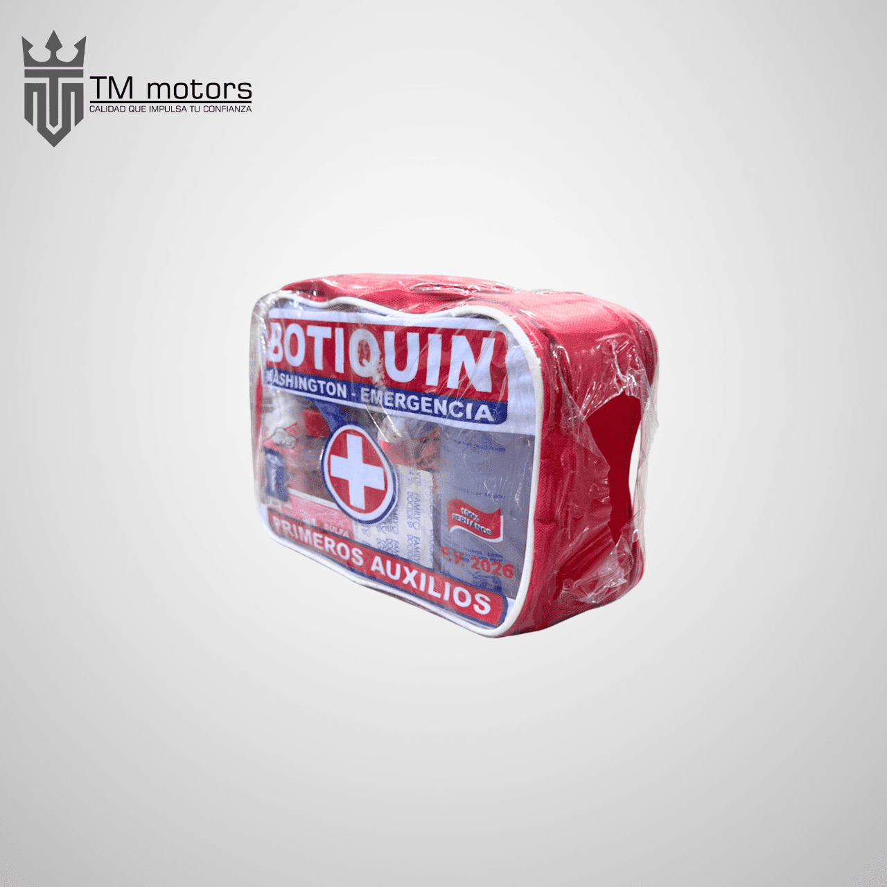 BOTIQUIN DE EMERGENCIA TIPO ESTUCHE DE LONA – TM motors