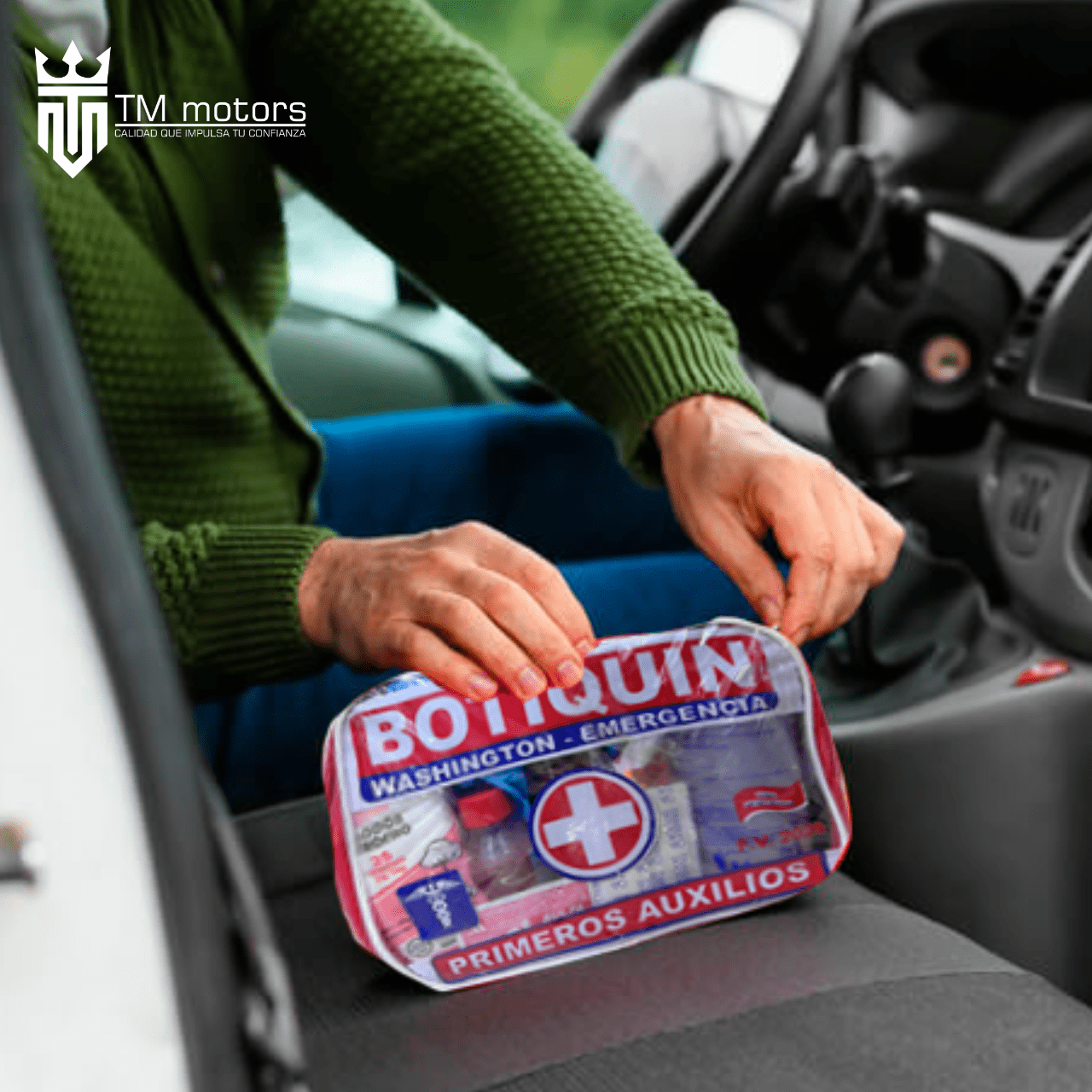 BOTIQUIN DE EMERGENCIA TIPO ESTUCHE DE LONA – TM motors