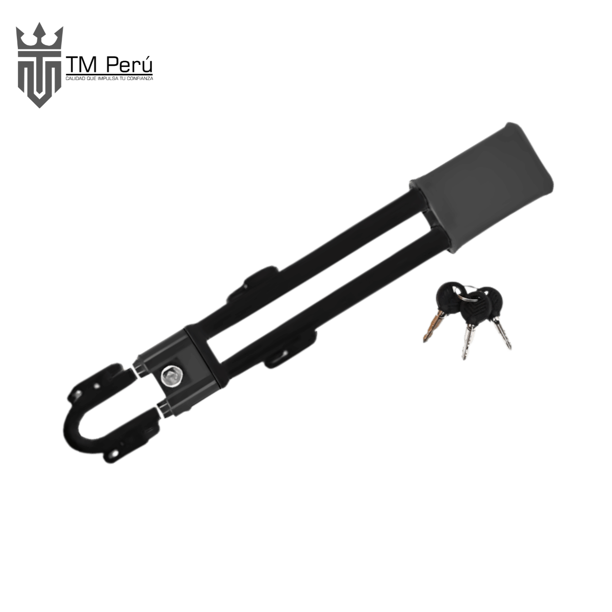 SEGURO DE TIMÓN GARRA ANTIRROBO COLOR NEGRO – TM motors